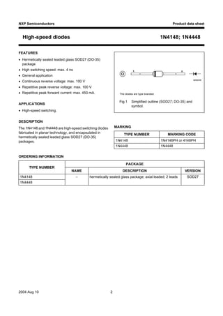 1 n4148 1n4448 | PDF