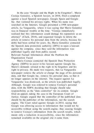 1 nameellington david assignmentcase 8 google an | PDF
