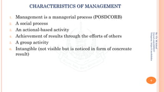 Nature of Educational Management | PDF