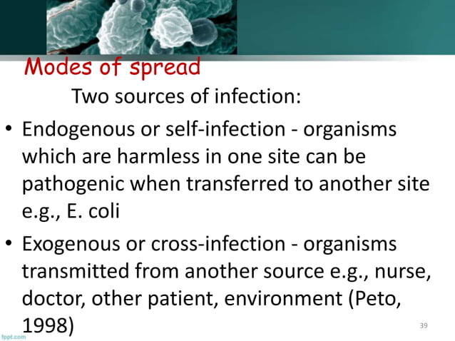 1 Nature of infection.pptx | Infectious Diseases | Diseases and Conditions