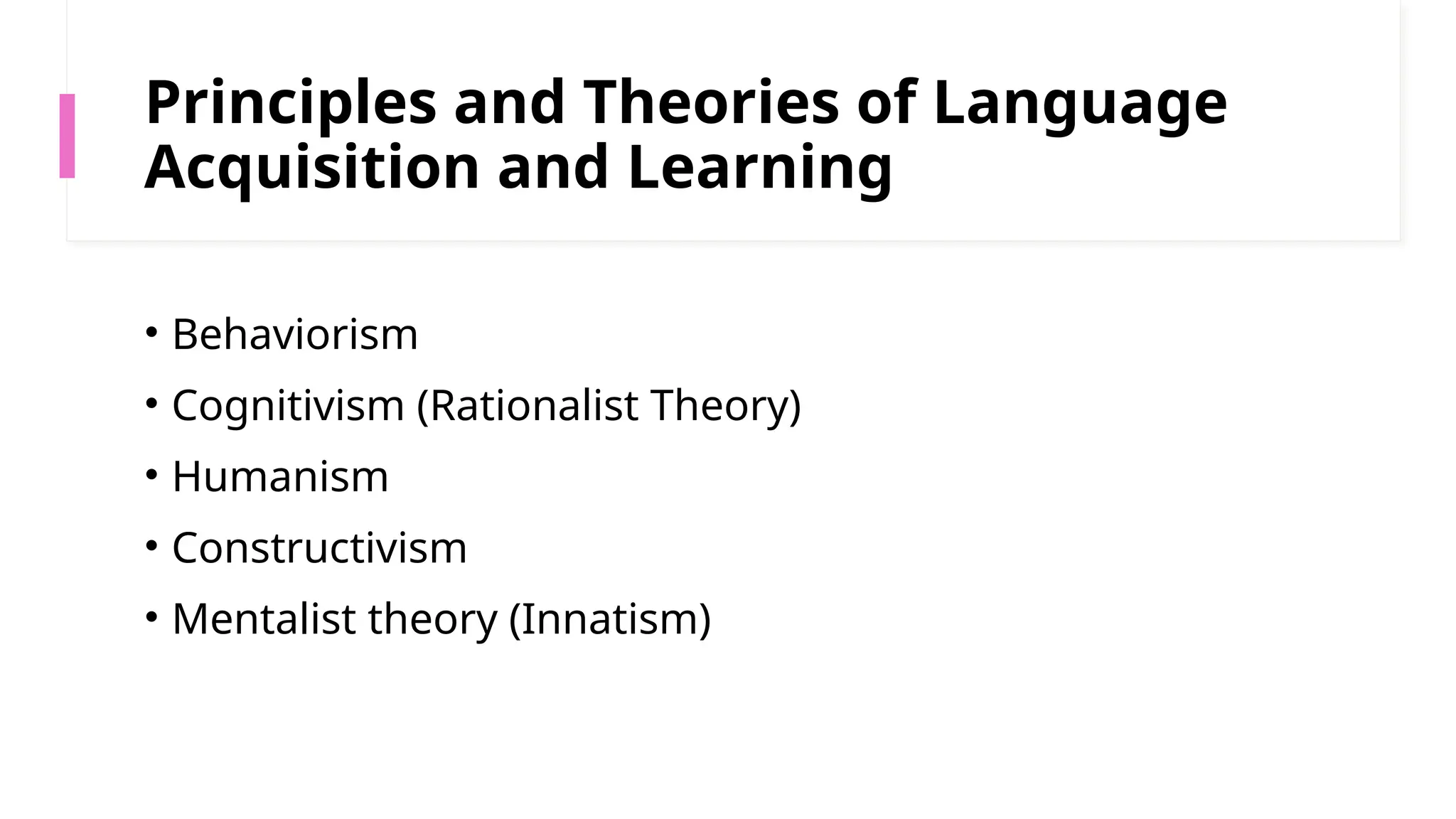 Nature of Language and Learning - Human,. | PPTX