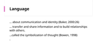 Nature of Language and Learning - Human,. | PPT