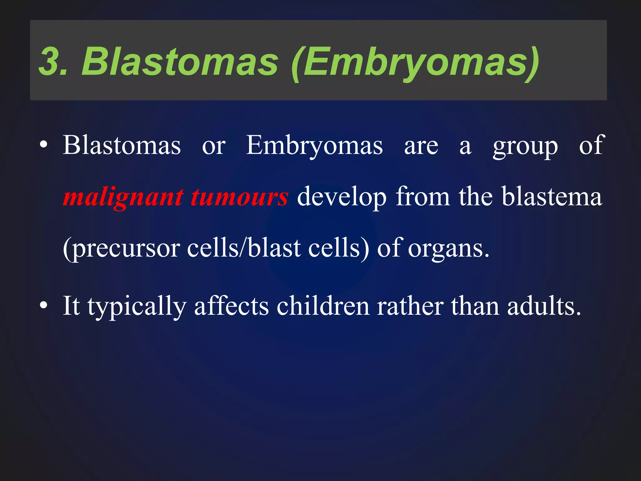 neoplasia introduction, nomenclature, classification of tumours | PPTX