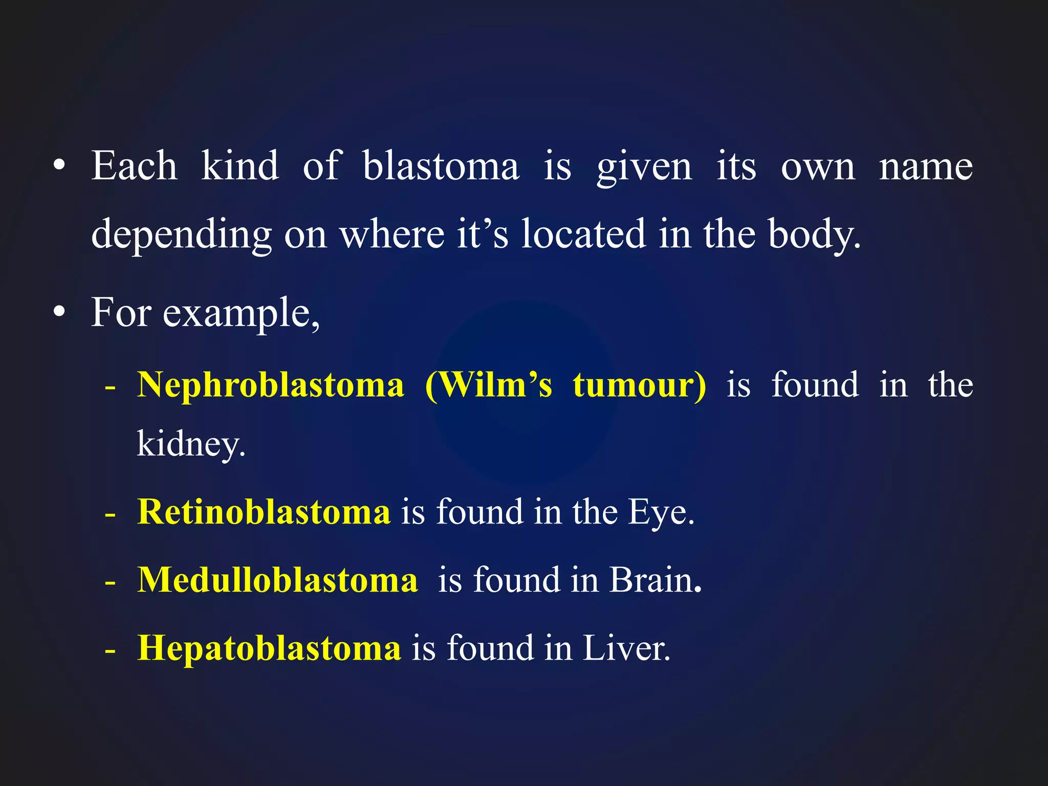 neoplasia introduction, nomenclature, classification of tumours | PPTX