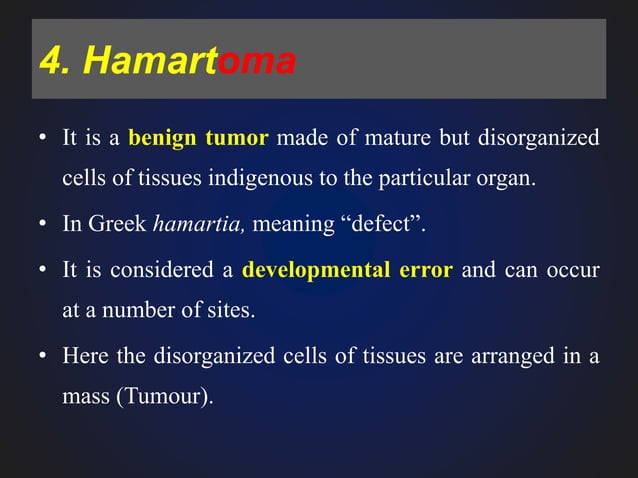 neoplasia introduction, nomenclature, classification of tumours | PPTX