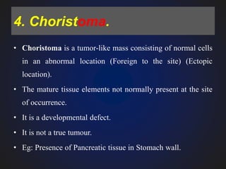 neoplasia introduction, nomenclature, classification of tumours | PPTX