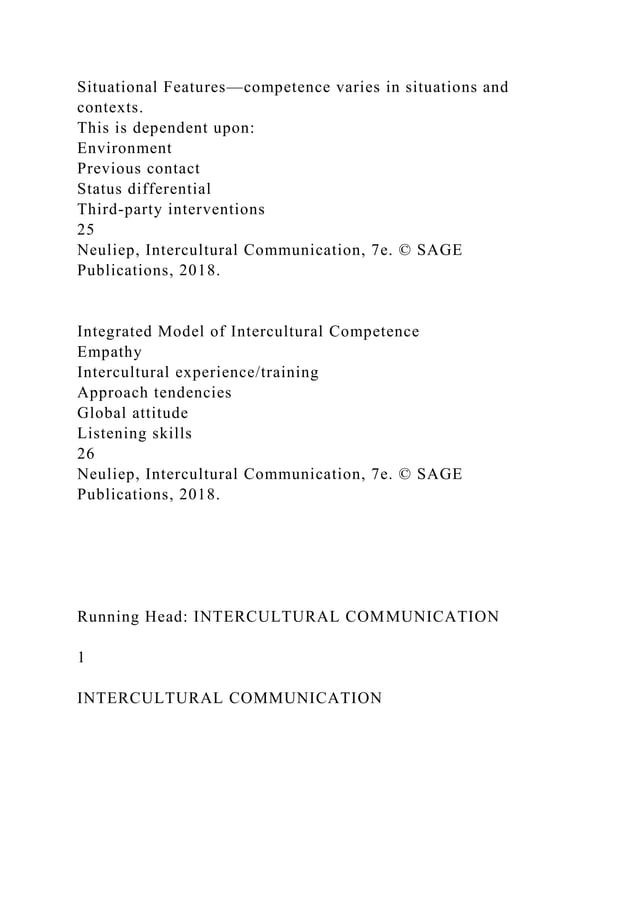 1Neuliep, Intercultural Communication, 7e. © SAGE Publications.docx