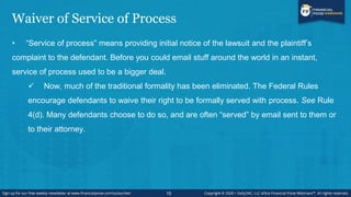 The Federal Rules of Civil Procedure (Series: Newbie Litigator School ...