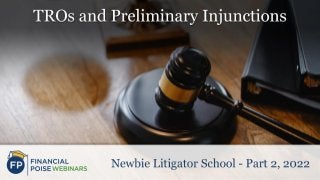 TROs and Preliminary Injunctions | PPT