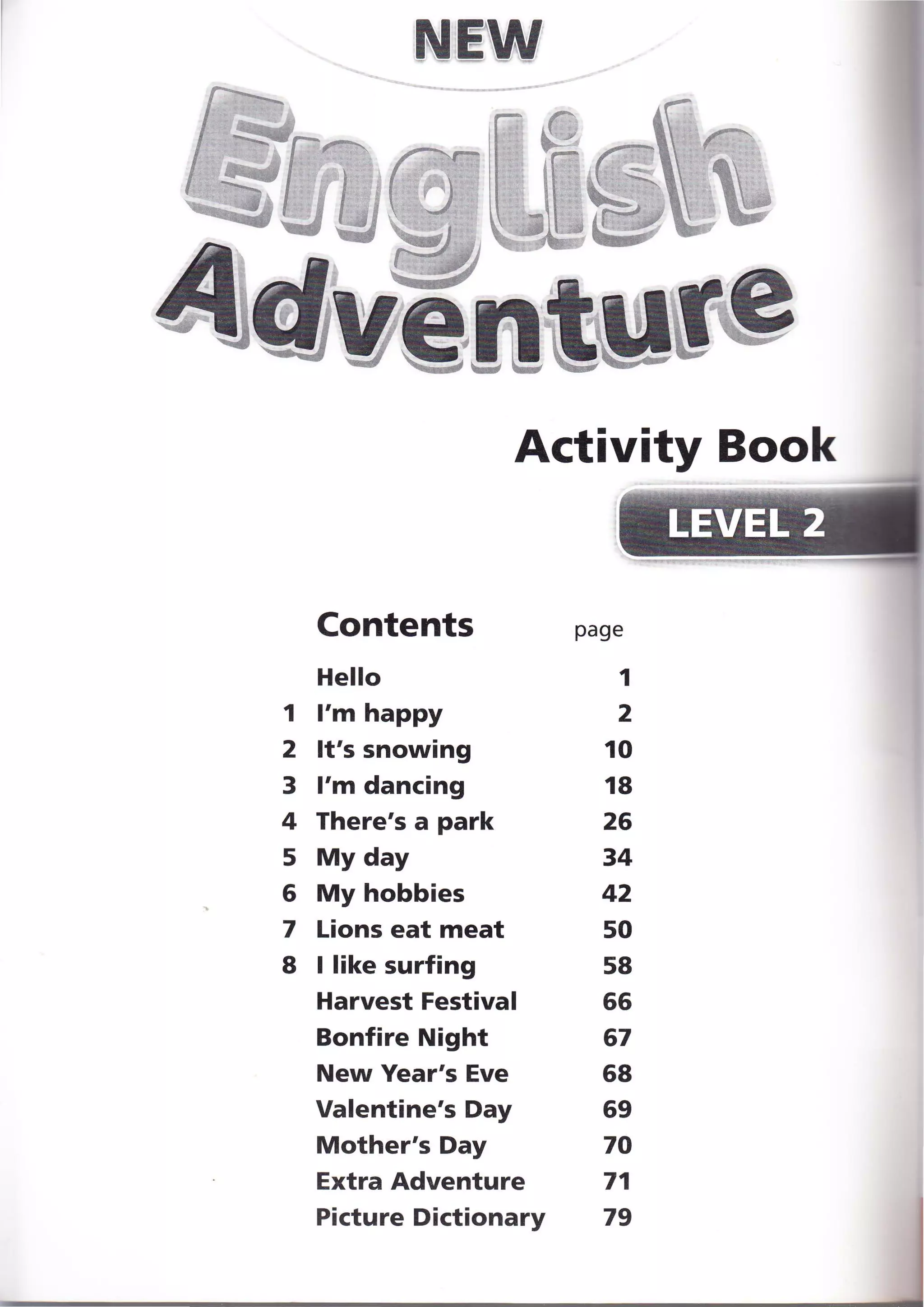 1new english adventure_2_activity_book | PDF