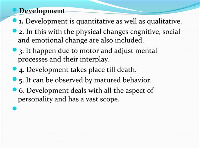 Introduction to Pediatric, Growth and Development | PPT