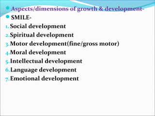 Introduction to Pediatric, Growth and Development | PPT