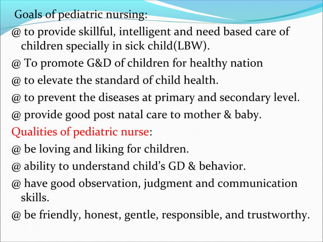 Introduction to Pediatric, Growth and Development | PPT