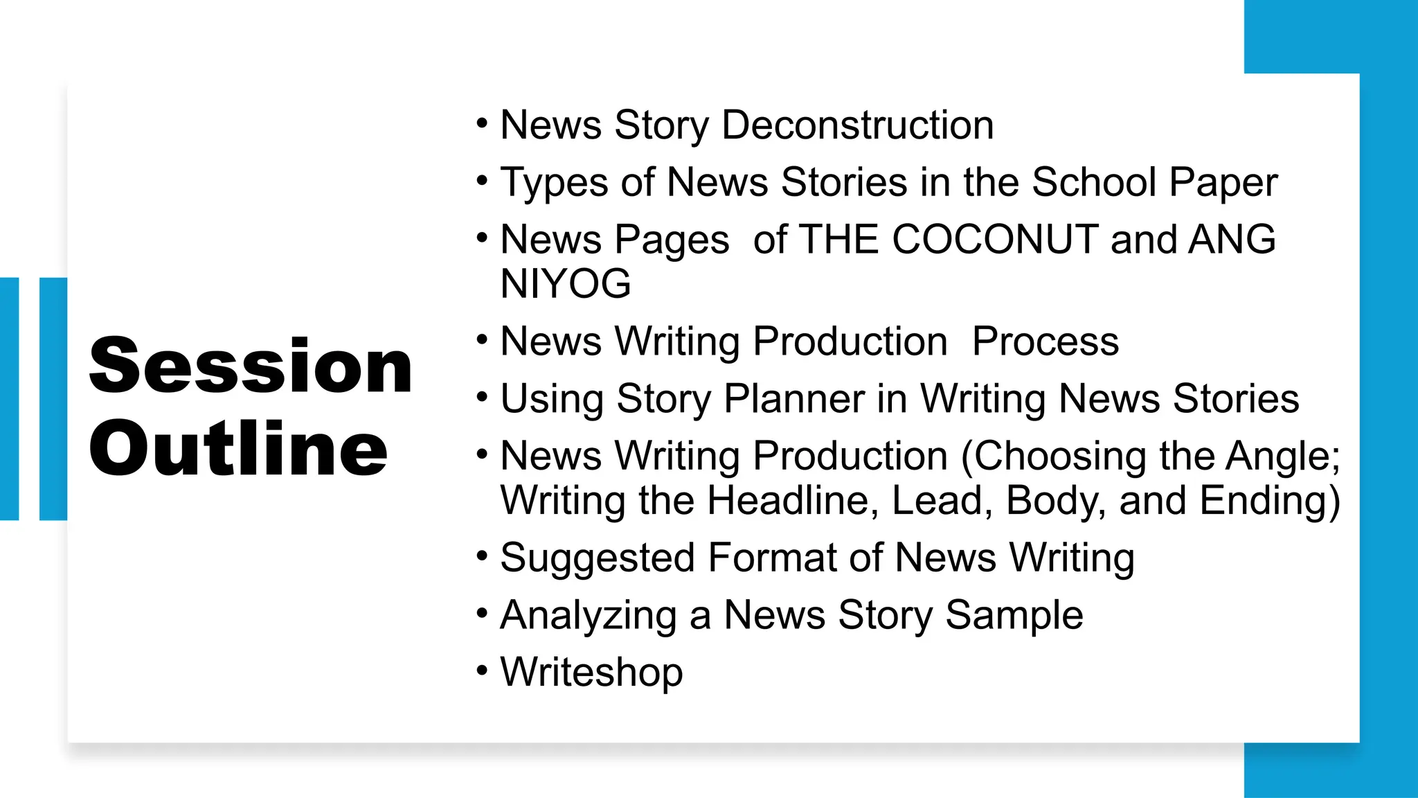 NEWS WRITING for campus journalism .pptx