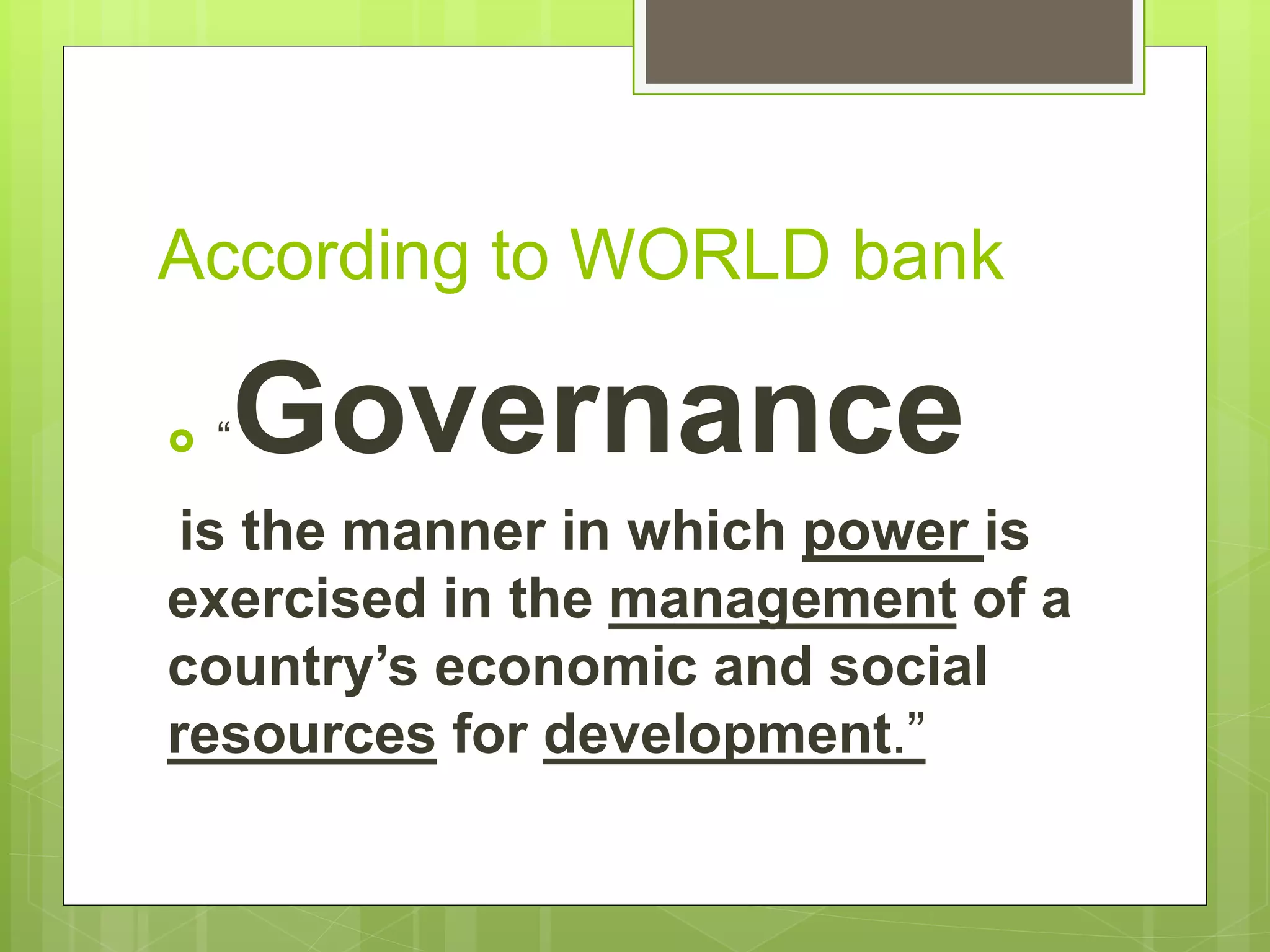 Nexus of Good governance : Principle, Dimensions and Dynamics | PPT