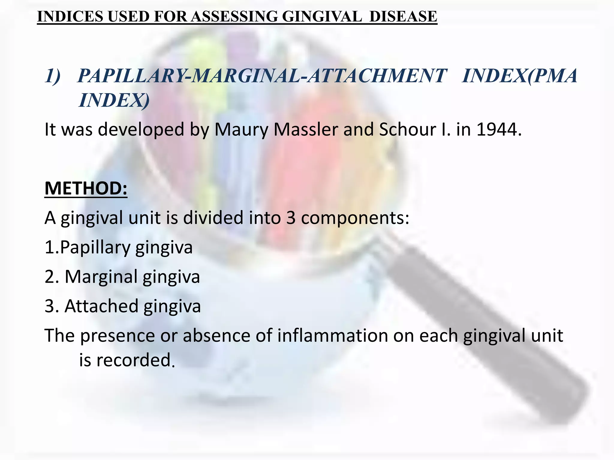 Epidemiology of periodontal diseases | PPTX