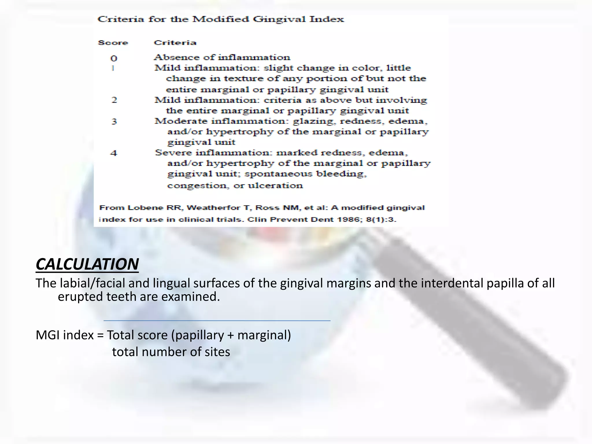 Epidemiology of periodontal diseases | PPTX