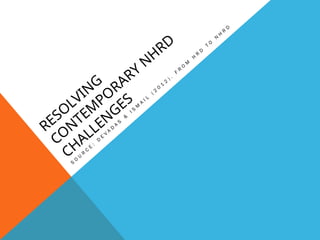 National Human Resource Development CHALLENGES in the Philippines | PPTX