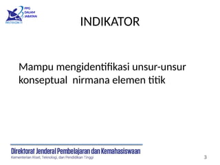 Mengidentifikasi unsur-unsur konseptual nirmana : ELEMEN TITIK | PPTX