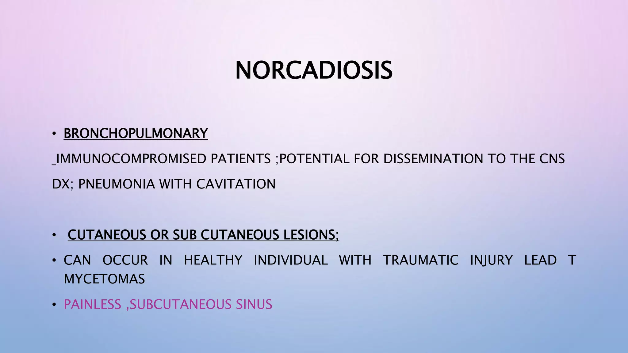 Nocardia, Actinomyces and Streptomyces | PPTX