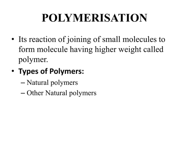 Non metallic materials --- polymers | PPTX | Chemistry | Science