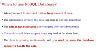 NOSQL PRESENTATION ON INTRRODUCTION Intro.pptx