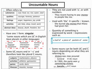 1 nouns -_lecture_notes | PPTX