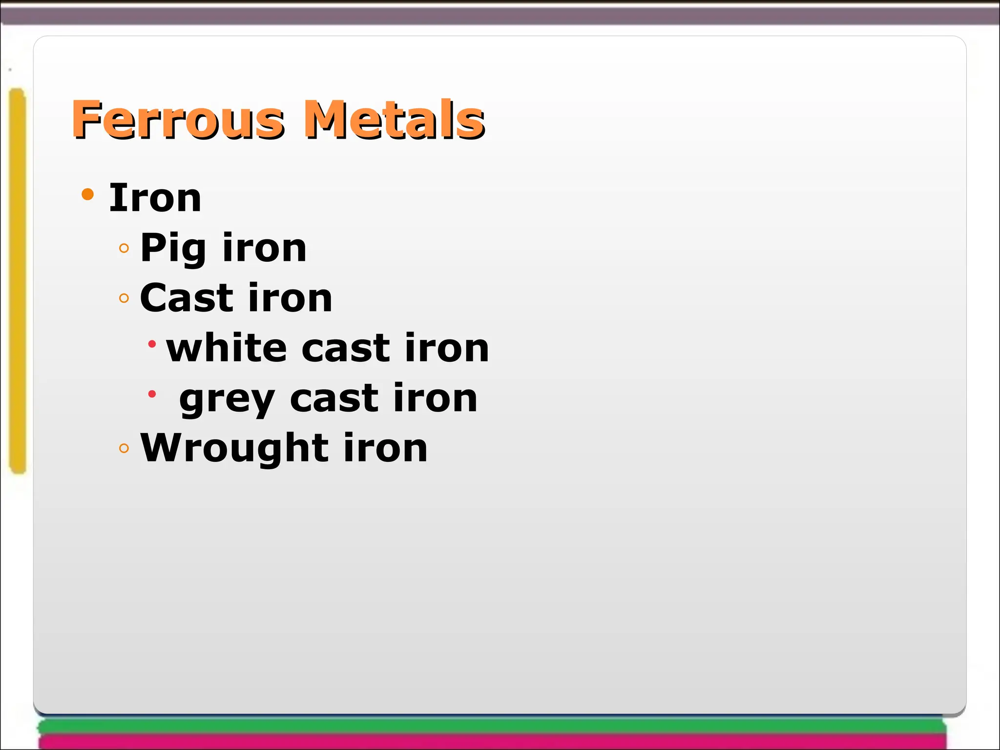 1 NPTI FerrousandNon-FerrousMetals.ppt