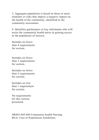 1 NR441442444 Community Health Nursing Required U.docx