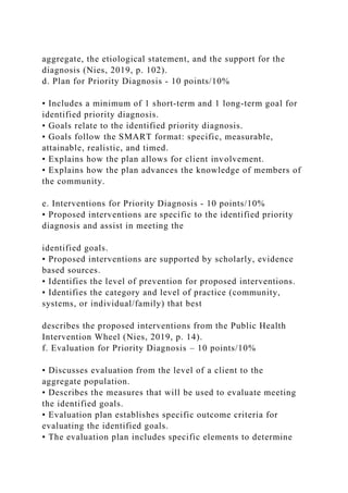 1 NR441442444 Community Health Nursing Required U.docx