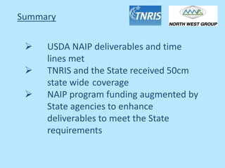 NAIP and TNRIS | PPTX