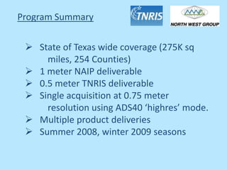 NAIP and TNRIS | PPTX