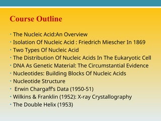 1 Nucleic Acid An Overview cc_d0fb0ba6c06cc8f57ce5f5455fa9a7e0.ppt