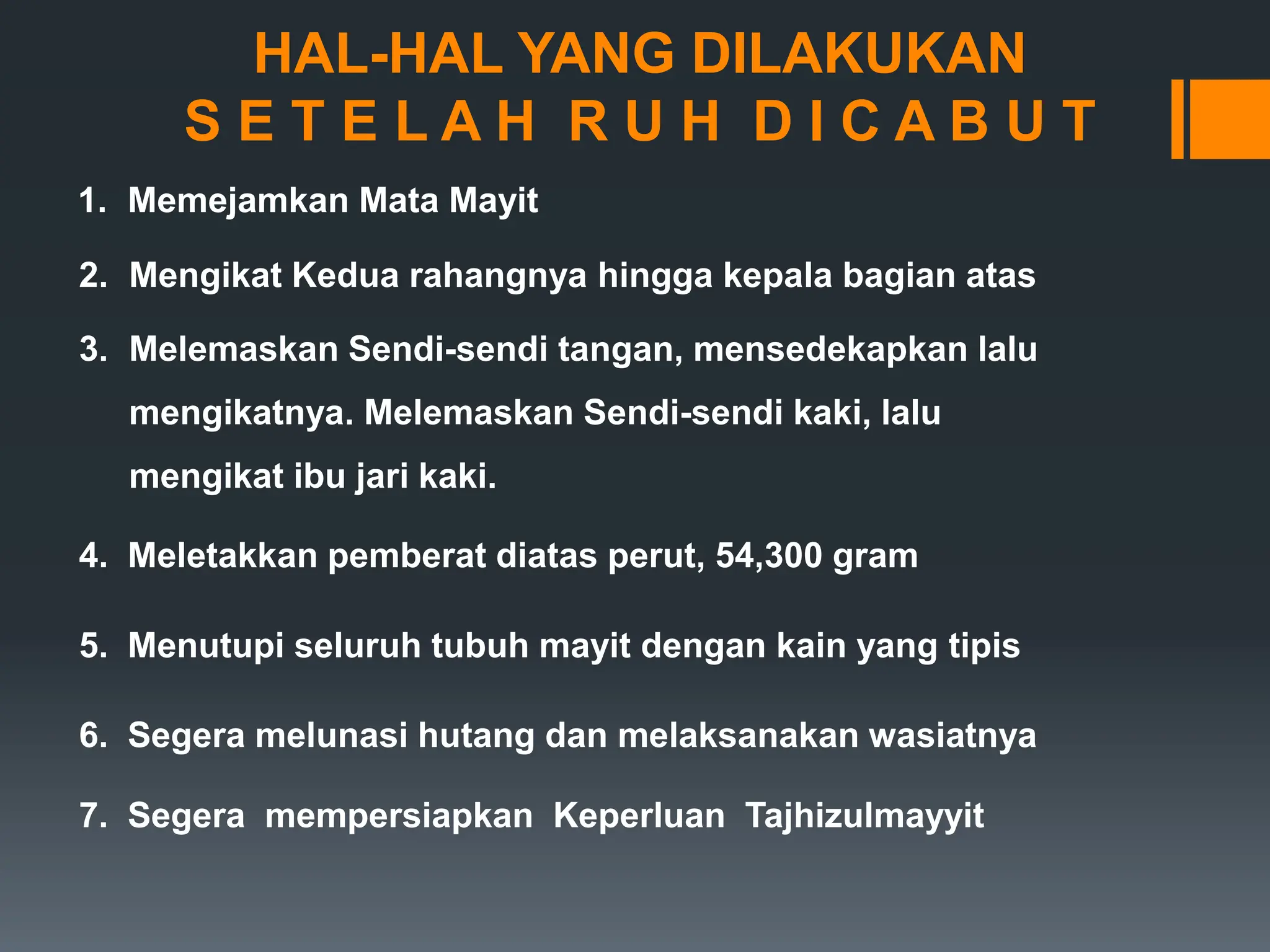 pengurusan jenazah bagian menjelang ajal.pptx