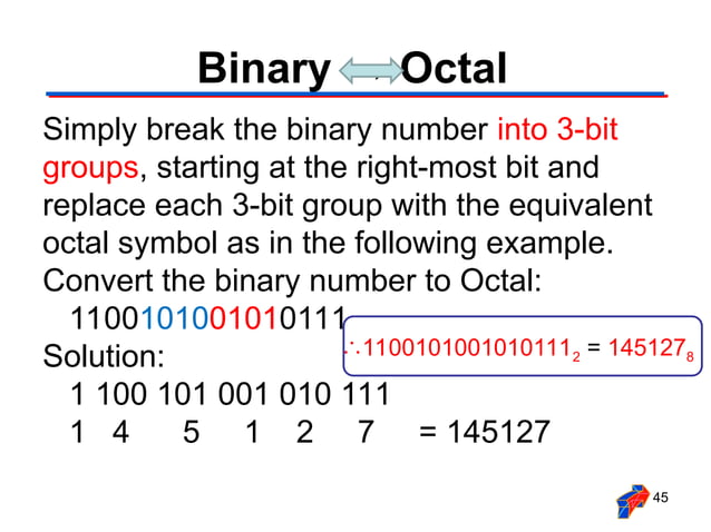 Number System- binary octal hexadecimal numbers | PPT Number System- binary octal hexadecimal numbers | PPT