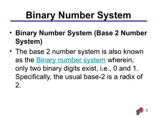 Number System- binary octal hexadecimal numbers | PPT