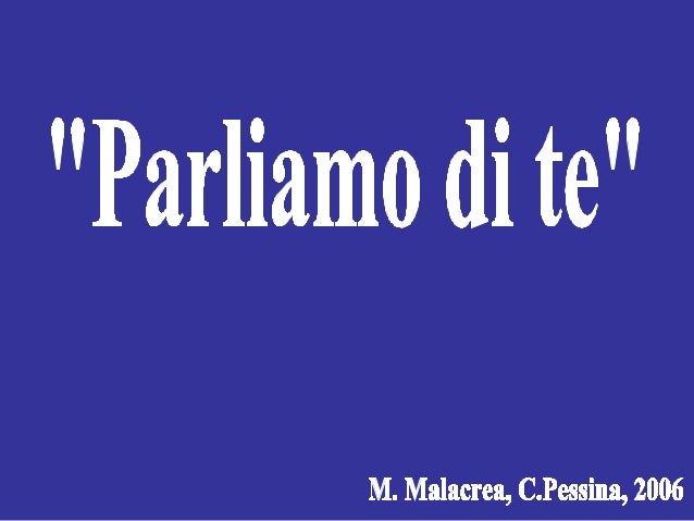 Parliamo di te