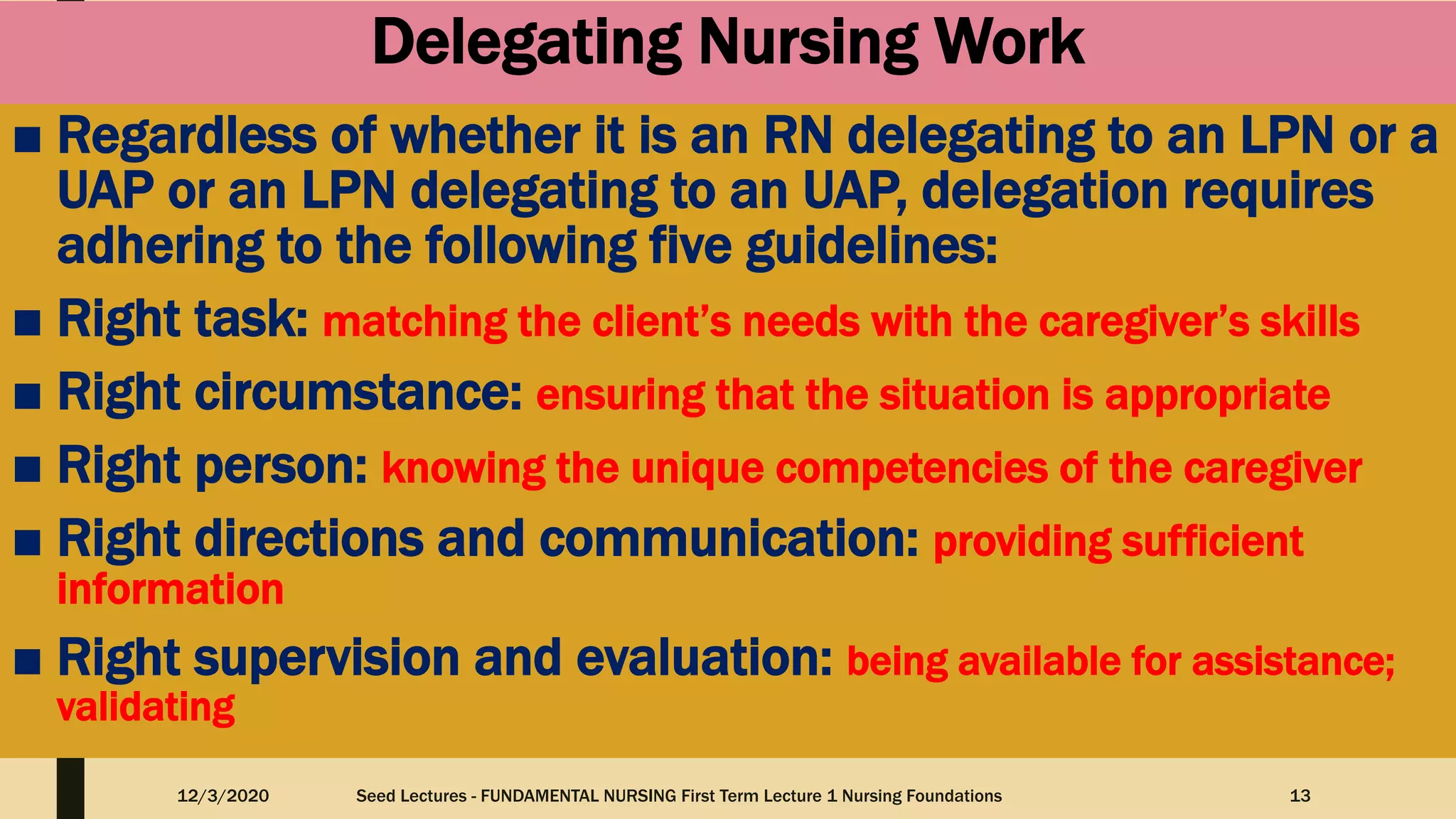 1 nursing foundations | PDF