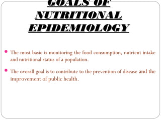 Nutritional Epidemiology | PPT