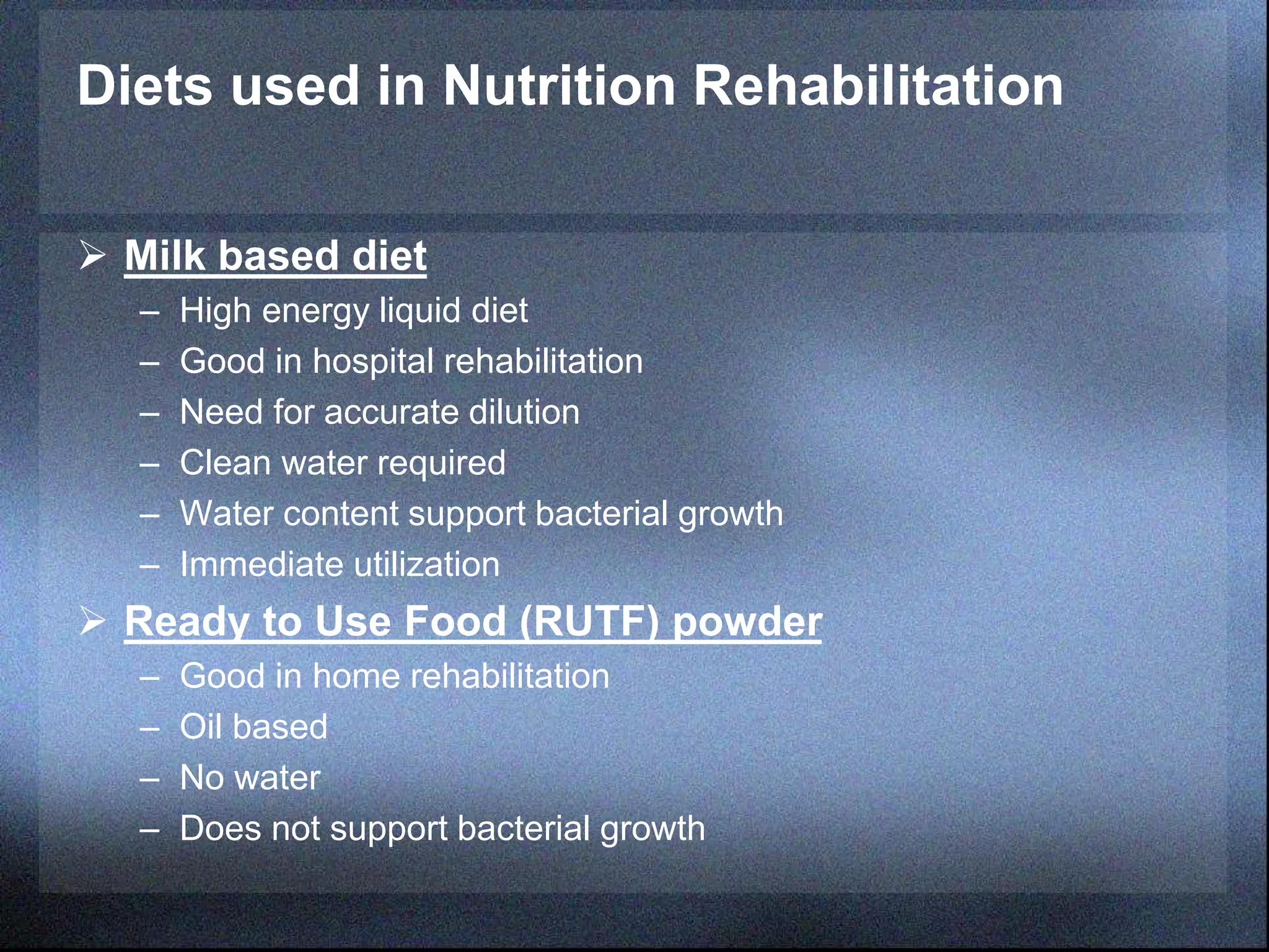 Nutritional Rehabilitation | PPTX