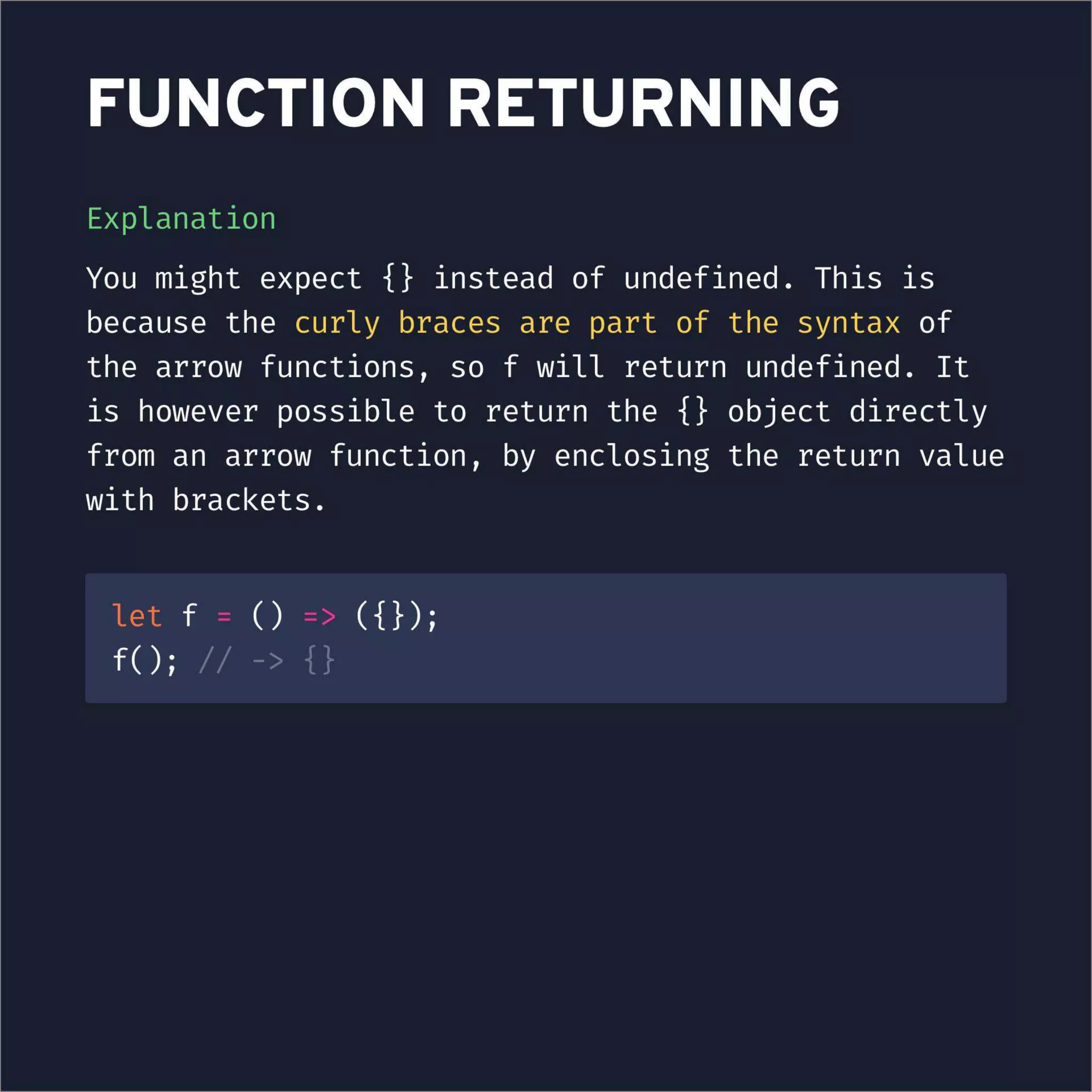 Tricky arrow functions in JavaScript - part-1 | PDF