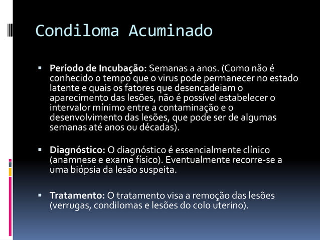1o ano ds ts - condiloma acuminado | PPT | Download Gratuito