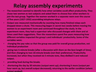 Organisational Behaviour & Development 1 | PPT