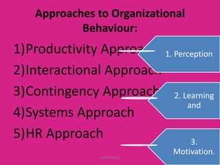Organisational Behavior and Development | PPT