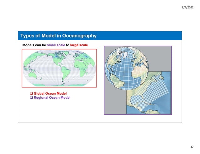 1_Ocean Modellling Introduction.pdf | Geography | Science