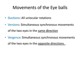 ocular motility an introduction 14.07.16 Prof.K.N. Jha | PPT
