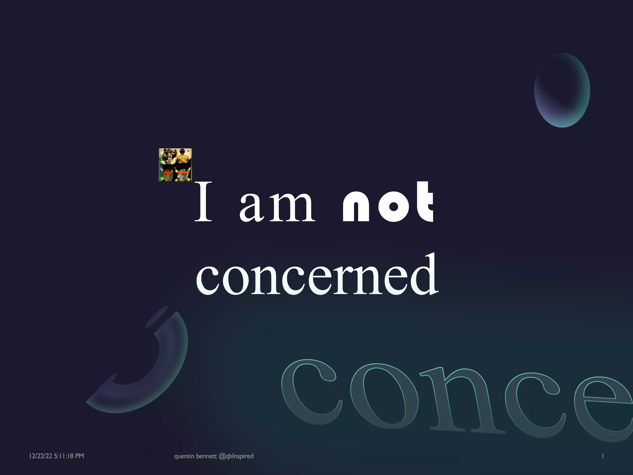 I AM NOT CONCERNED | EMOTIONally vulnerABLE ABILITY | PDF