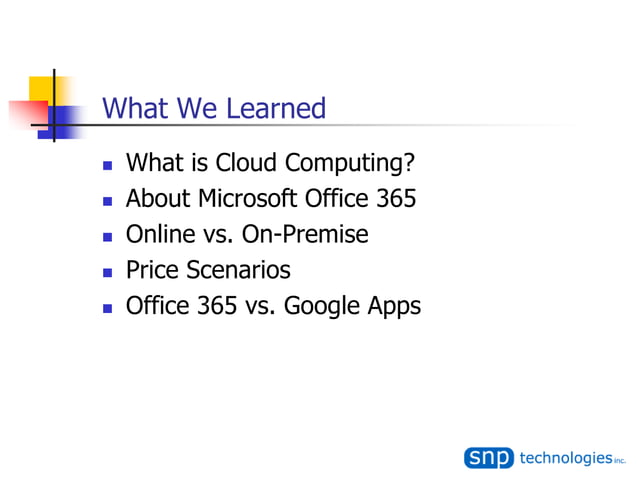 Microsoft Office 365 Presentation | PPSX | Computer Software and Applications | Computing