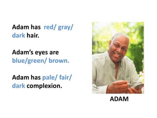 describing people.ppt