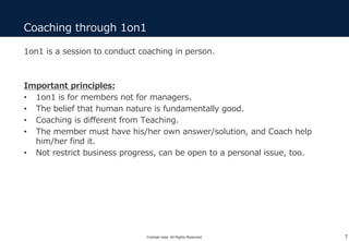 1on1 / Coaching Guide for New Managers | PPT | Free Download